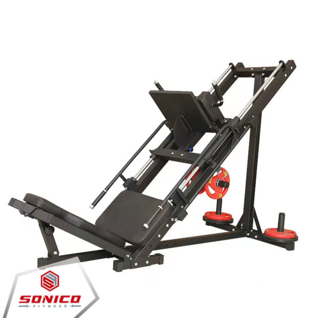 Prensa Leg Press Péndulo Inclinada 45 grados - Sónico Fitness